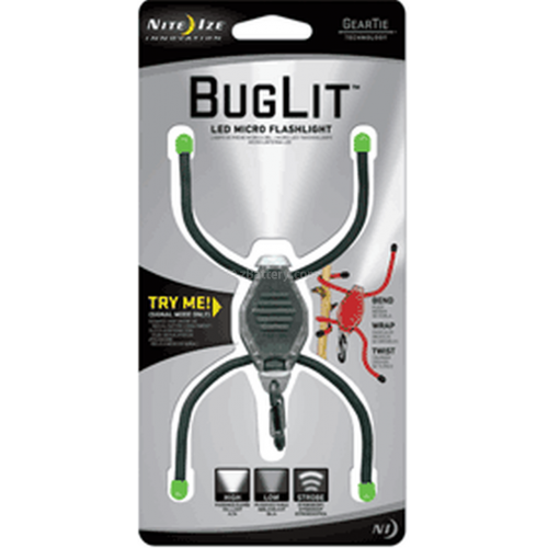 Nite Ize Buglit Led Micro Flashlight Black Bgt02 07 1701
