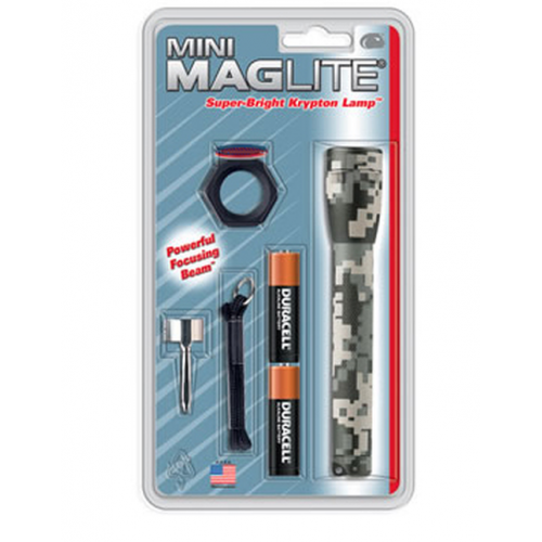 zBattery.com | Maglite-AA-Mini-Mag-Flashlight-w-Colored-Lenses-Camo